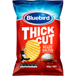 Bluebird Thick Cut Ready Salted Potato Chips 150g - SPOIL.co.nz