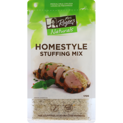 Mrs Rogers Naturals Homestyle Stuffing Mix 170g - SPOIL.co.nz