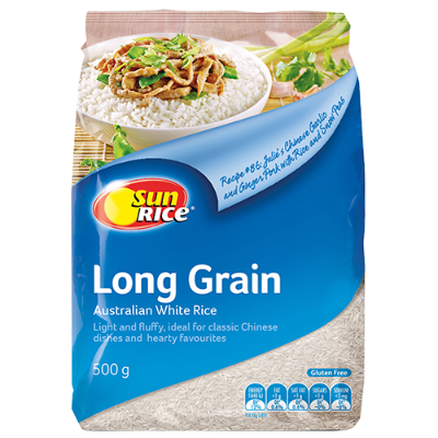 SunRice Long Grain White Rice 500g - SPOIL.co.nz