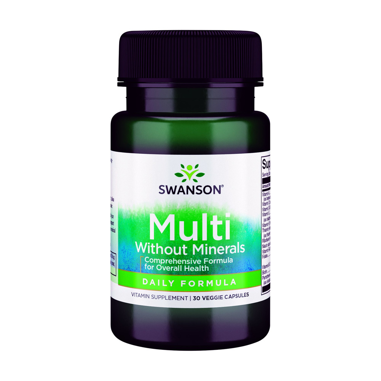 Swanson Multi without Minerals Daily Formula 30 Veggie Capsules - SPOIL ...