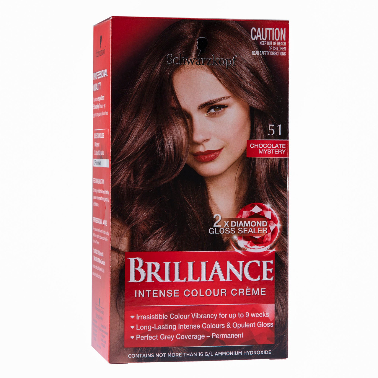 Schwarzkopf Brilliance Permanent Hair Colour Intense Colour Creme 51