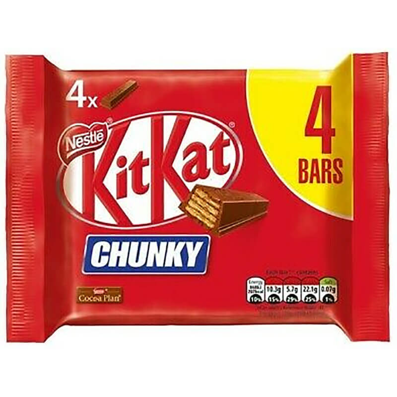 Nestle Kit Kat Chunky 4pk 128g - SPOIL.co.nz
