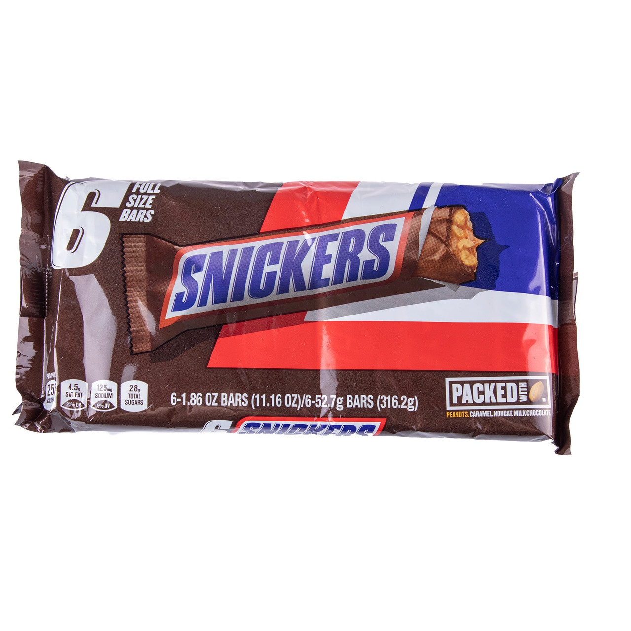 Snickers Candy Bar 6pk 11.16oz - SPOIL.co.nz
