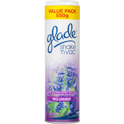 Glade Shake n' Vac Wild Lavender 550g - SPOIL.co.nz