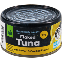 Select Tuna Flaked Lemon Cracked Pepper 185g - SPOIL.co.nz