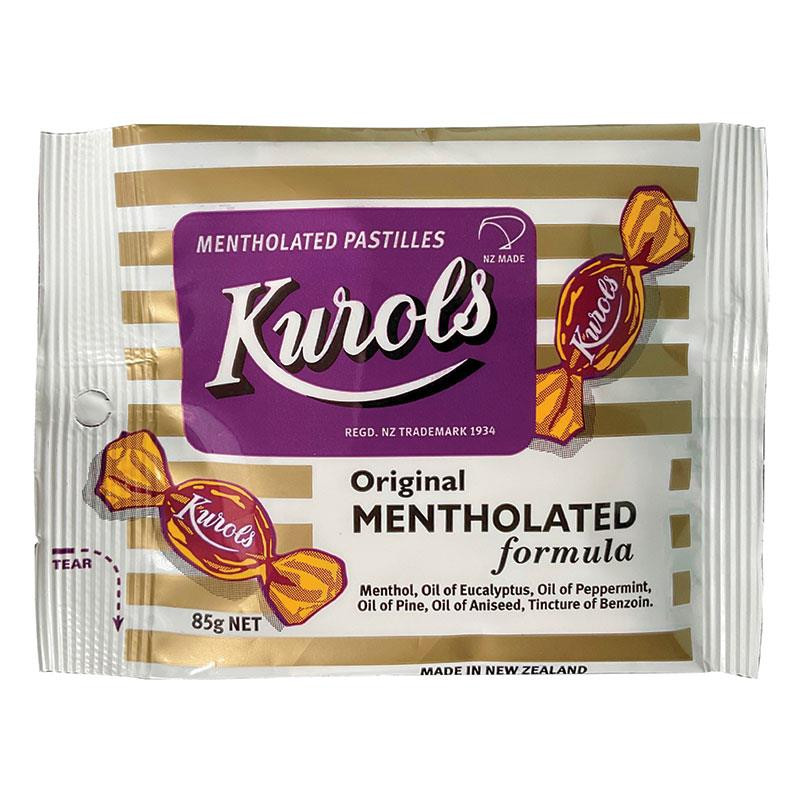 Mayceys Kurols Mentholated Lozenges 85g - SPOIL.co.nz
