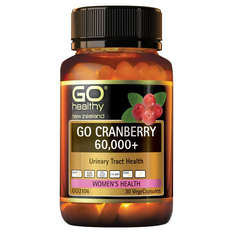 GO Healthy GO Cranberry 60,000+ 30 Capsules - SPOIL.co.nz