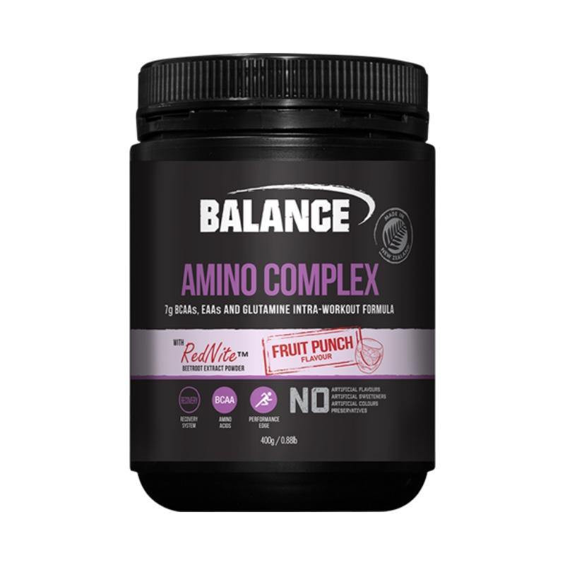 Balance Amino Complex RedNite Fruit Punch 400g - SPOIL.co.nz