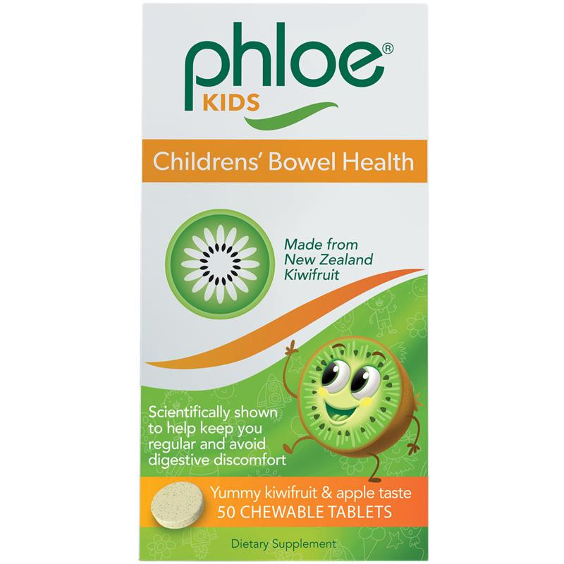 phloe bowel health kids 50 chewable tablets - SPOIL.co.nz