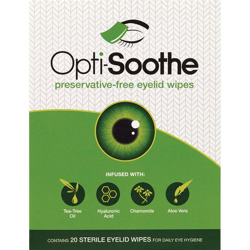 Opti-Soothe Eyelid Wipes 20 Pack - SPOIL.co.nz