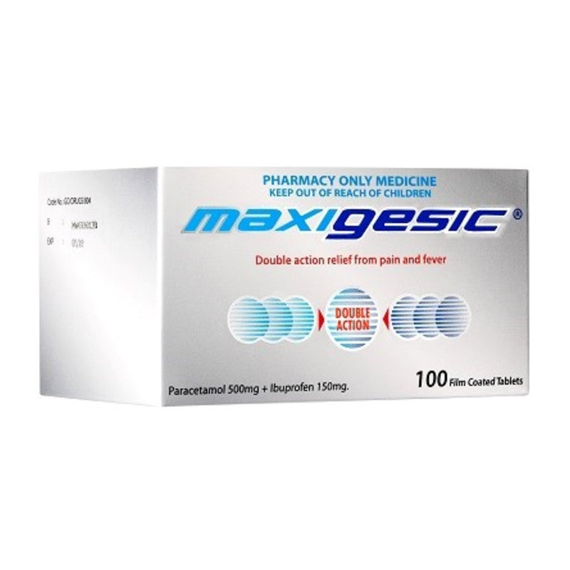 Maxigesic Double Action Pain Relief 100 Tablets - SPOIL.co.nz
