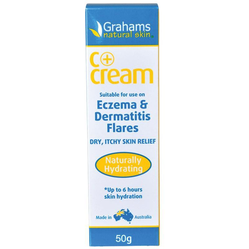 grahams c+ eczema & dermatitis cream 50g - SPOIL.co.nz