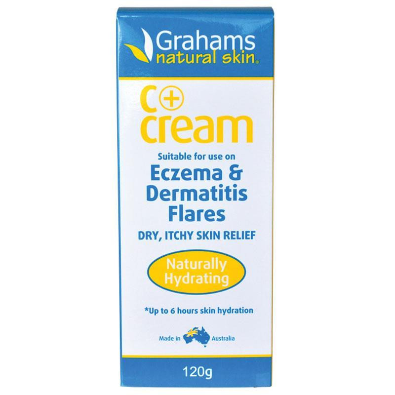 grahams c+ eczema & dermatitis cream 120g - SPOIL.co.nz