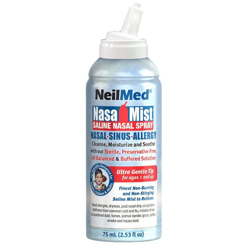 neilmed nasamist saline spray 75ml - SPOIL.co.nz
