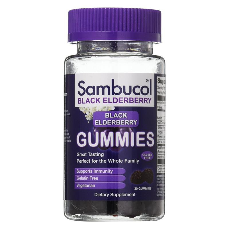 sambucol black elderberry 30 gummies - SPOIL.co.nz