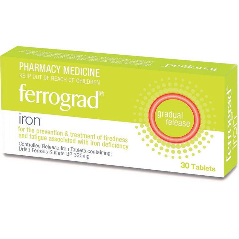 ferrograd 325mg 30 tablets - SPOIL.co.nz