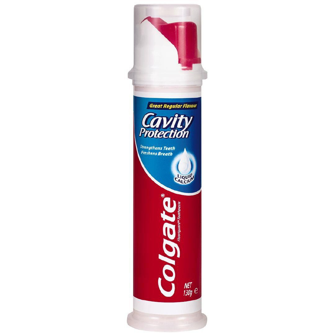Colgate Great Regular Flavour Toothpaste Pump 130g - SPOIL.co.nz
