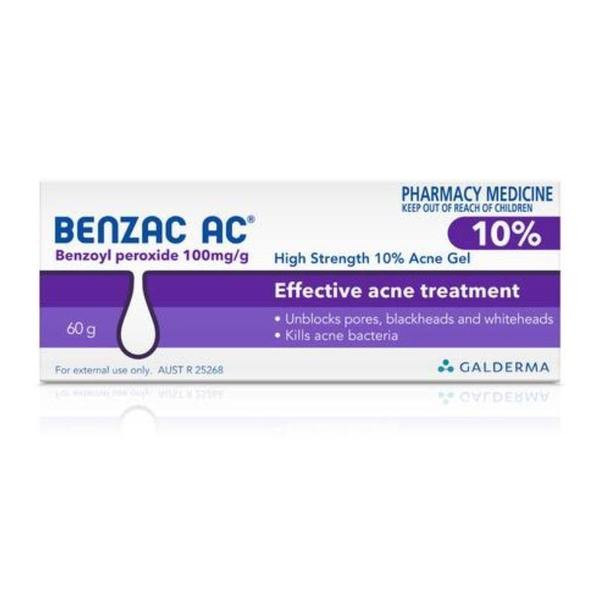 Benzac AC Moderate Strength 5% Acne Gel 60g, Acne Treatment - SPOIL.co.nz