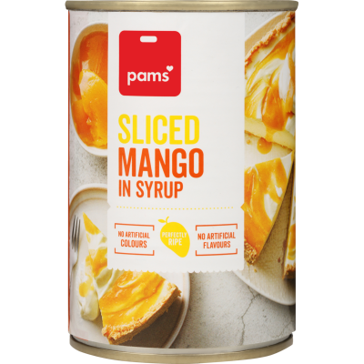 Pams Mango Sliced In Syrup 425g - SPOIL.co.nz
