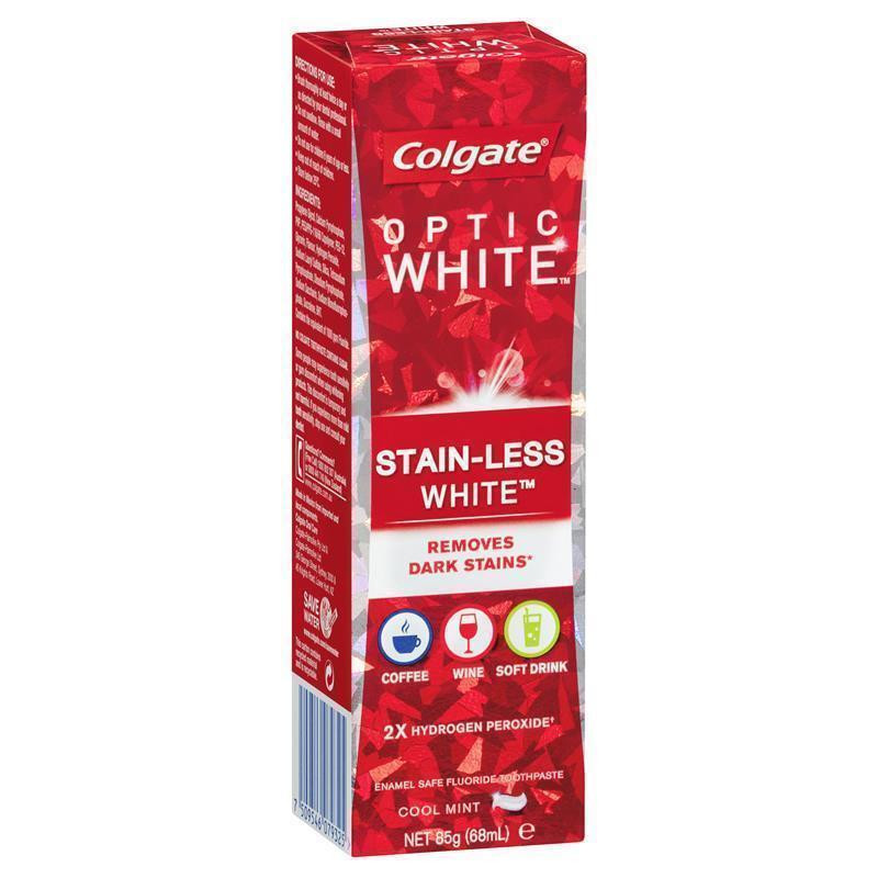 Colgate Optic White Stainless White Teeth Whitening Toothpaste 85G ...