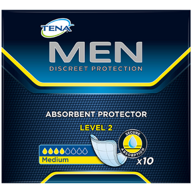 Tena Level 2 Men's Incontinence Pads - SPOIL.co.nz