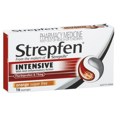 Strepfen Intensive Lozenges Orange 16 Pack - SPOIL.co.nz
