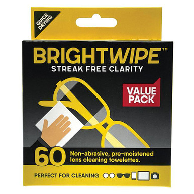 Bright Wipe Lens Cleaning Wipes 60 Pack - SPOIL.co.nz