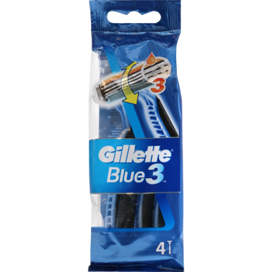 Gillette Blue 3 Disposable Razors 4pk - SPOIL.co.nz