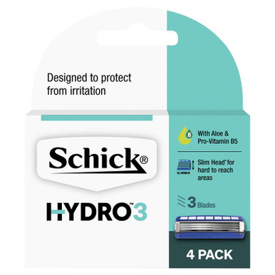 Schick Hydro 3 Cartridges 4pk - SPOIL.co.nz