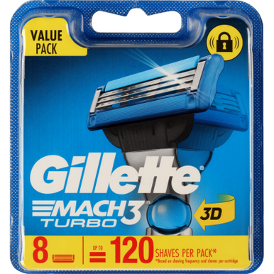 Gillette Mach3 Turbo Razor 1pk - SPOIL.co.nz