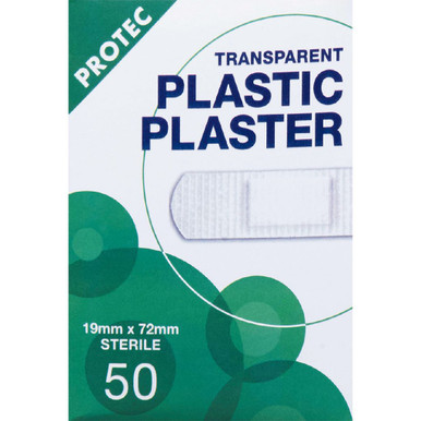 Protec Transparent Plastic Plaster 1pk - SPOIL.co.nz