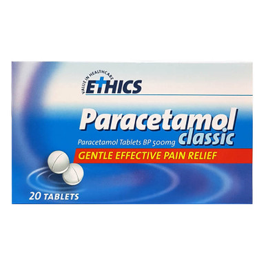 Ethics Classic Paracetamol Tablets 20pk - SPOIL.co.nz