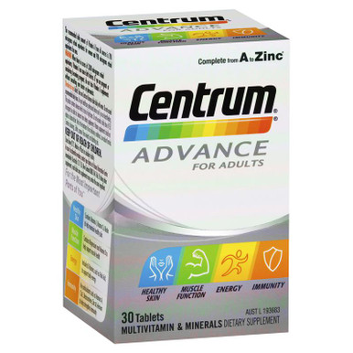 Centrum Advance Multi Vitamins Tablets 30pk - SPOIL.co.nz