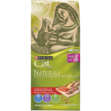 Purina Cat Chow Naturals Original Cat Biscuits 2.86kg - SPOIL.co.nz