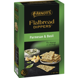 Arnott's Parmesan & Basil Flatbread Dippers 130g - SPOIL.co.nz