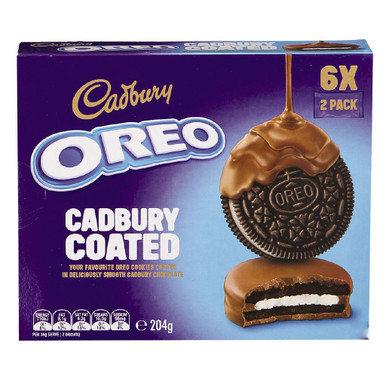 Oreo Cadbury Dunked Original Chocolate Cookies 204g - SPOIL.co.nz