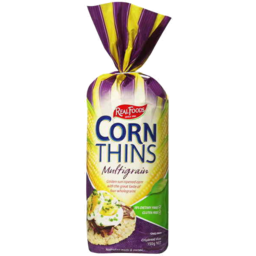Real Foods Corn Thins Multigrain Crispbread 150g - SPOIL.co.nz