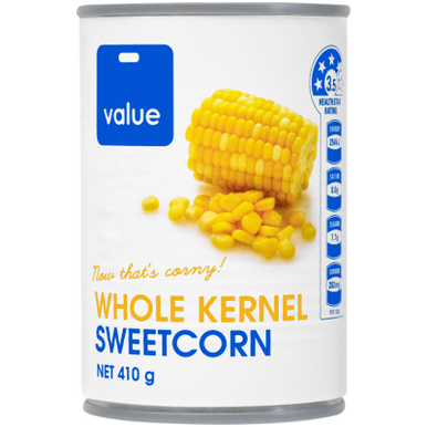 Value Whole Kernel Corn 410g - SPOIL.co.nz