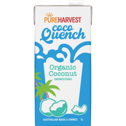 Pureharvest Coco Quench Unsweetened Organic Coconut Milk 1l - SPOIL.co.nz