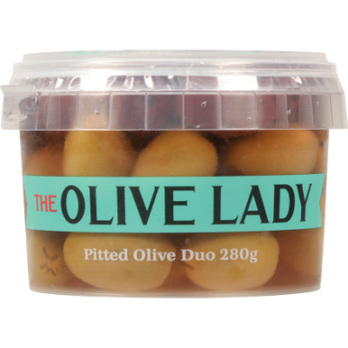 The Olive Lady Pitted Olive Duo 280g - SPOIL.co.nz