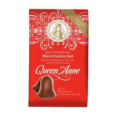 Queen Anne Milk Chocolate Marshmallow Bell 45g - SPOIL.co.nz