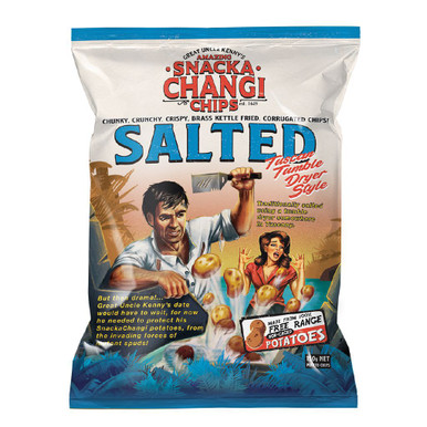 Snacka Changi Chips Salted Kettle Fried Potato Chips 150g - SPOIL.co.nz