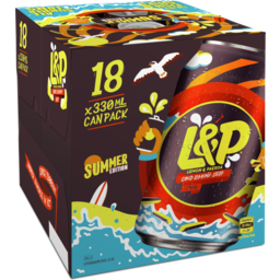 L&P Soft Drink Cans 18 x 330ml - SPOIL.co.nz