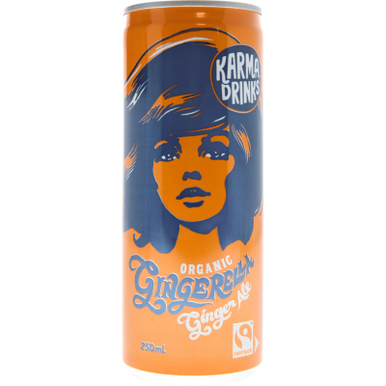 Karma Drinks Organic Gingerella Ginger Ale 250ml - SPOIL.co.nz