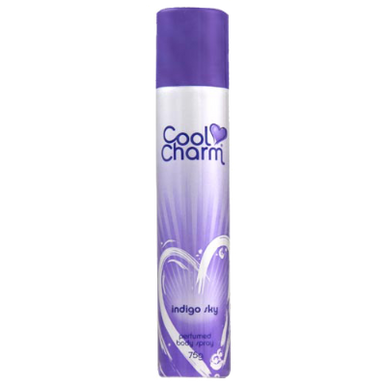 Cool Charm Indigo Sky Perfumed Body Spray 75g - SPOIL.co.nz