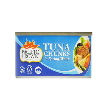 Pacific Crown Tuna Chunks In Spring Water 425g - SPOIL.co.nz