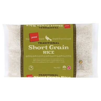 Pams Traditional Short Grain Rice 1kg - SPOIL.co.nz