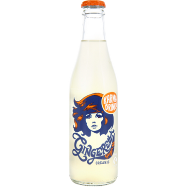 Karma Cola Organic Gingerella Ginger Ale Soft Drink 300ml - SPOIL.co.nz