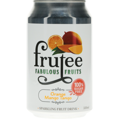 Frutee Fabulous Fruits Orange Mango Tango Sparkling Fruit Drink 330ml ...