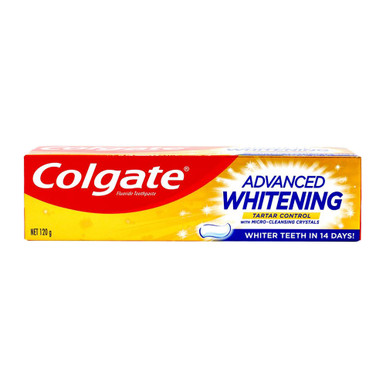 Colgate Toothpaste Advanced Whitening Tartar Control 120g - SPOIL.co.nz